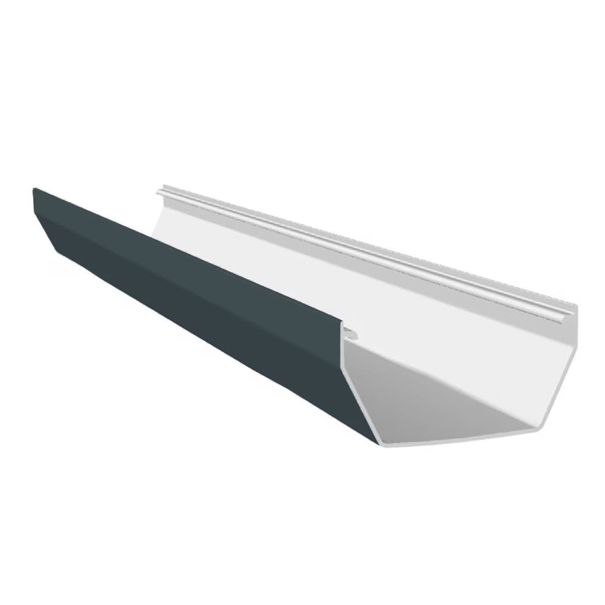 Freefoam uPVC 114mm Square Gutter – 4 Metre - Anthracite Grey – AHK